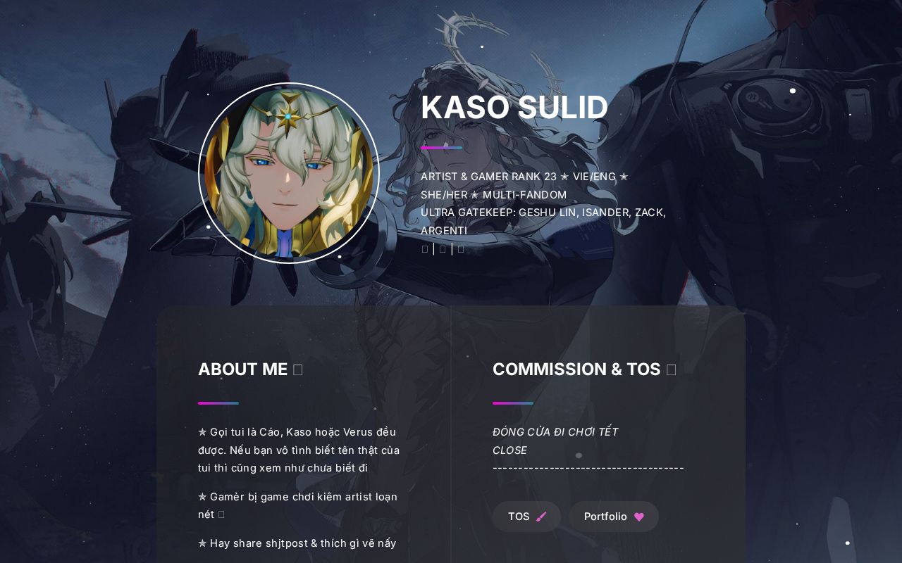 Info của Kaso nè